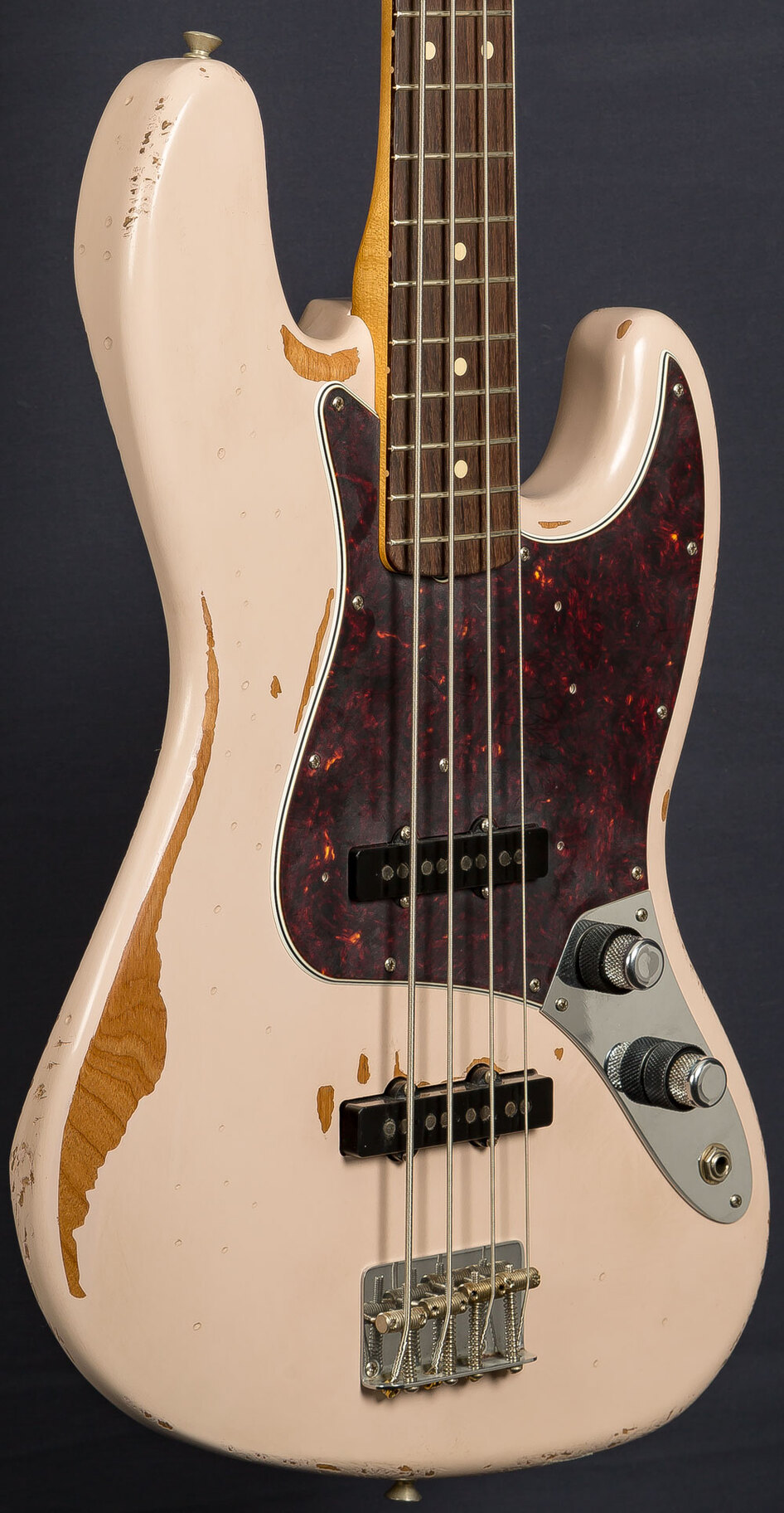 Fender Flea Signature Jazz Bass Roadworn Peach Guitars