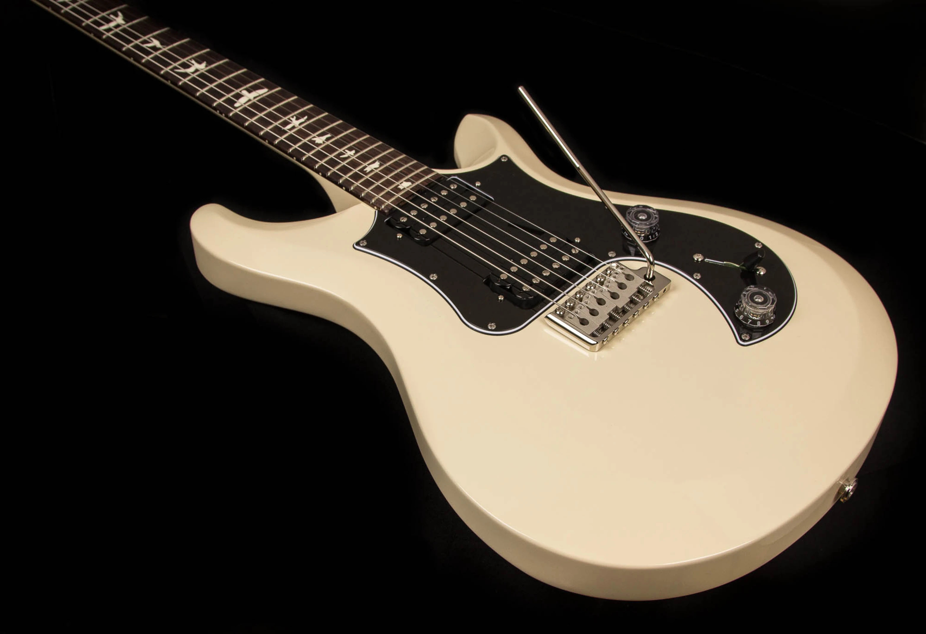 PRS S2 Std 24 Birds Inlay - Antique White - Peach Guitars