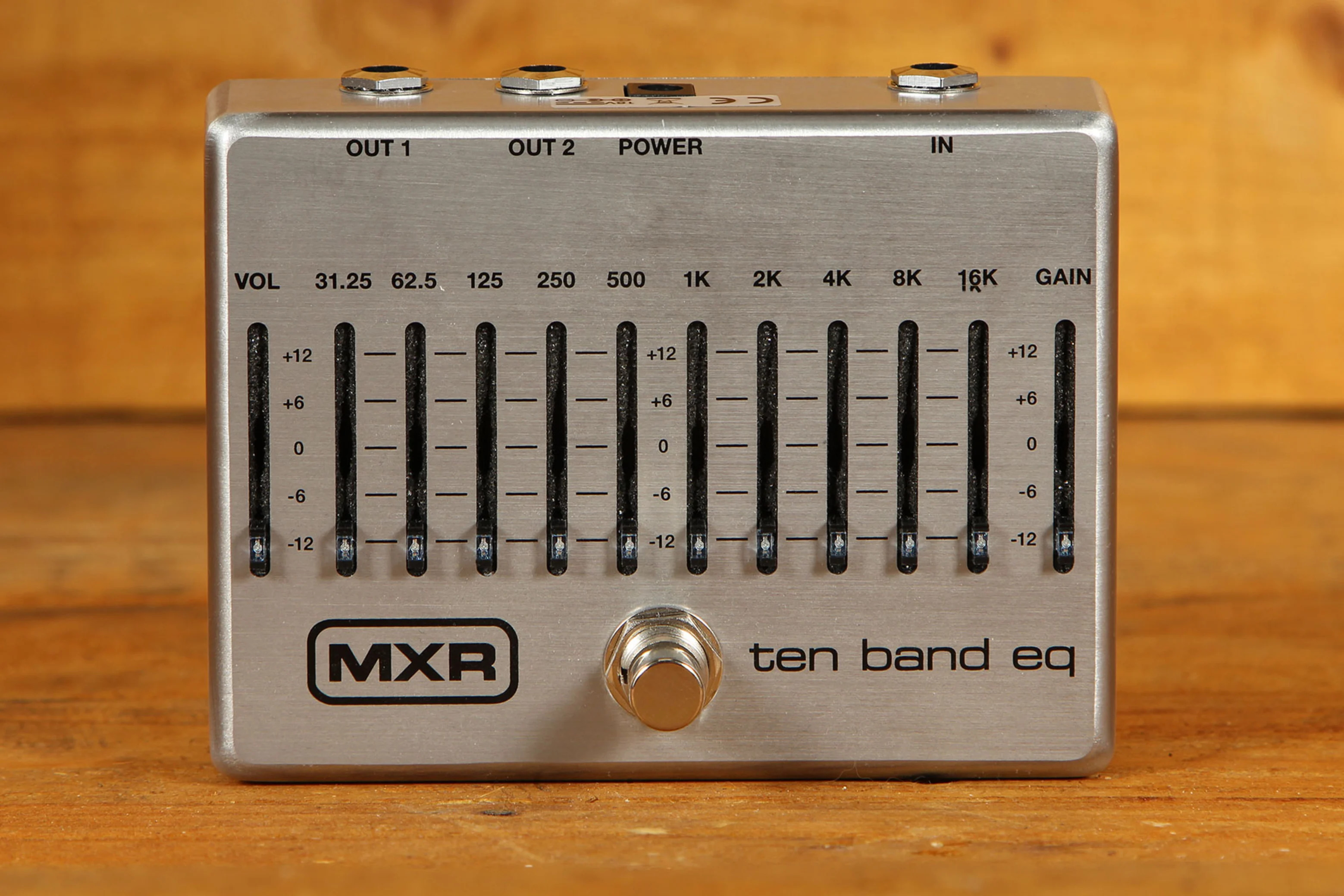 MXR Ten Band EQ Silver - Peach Guitars