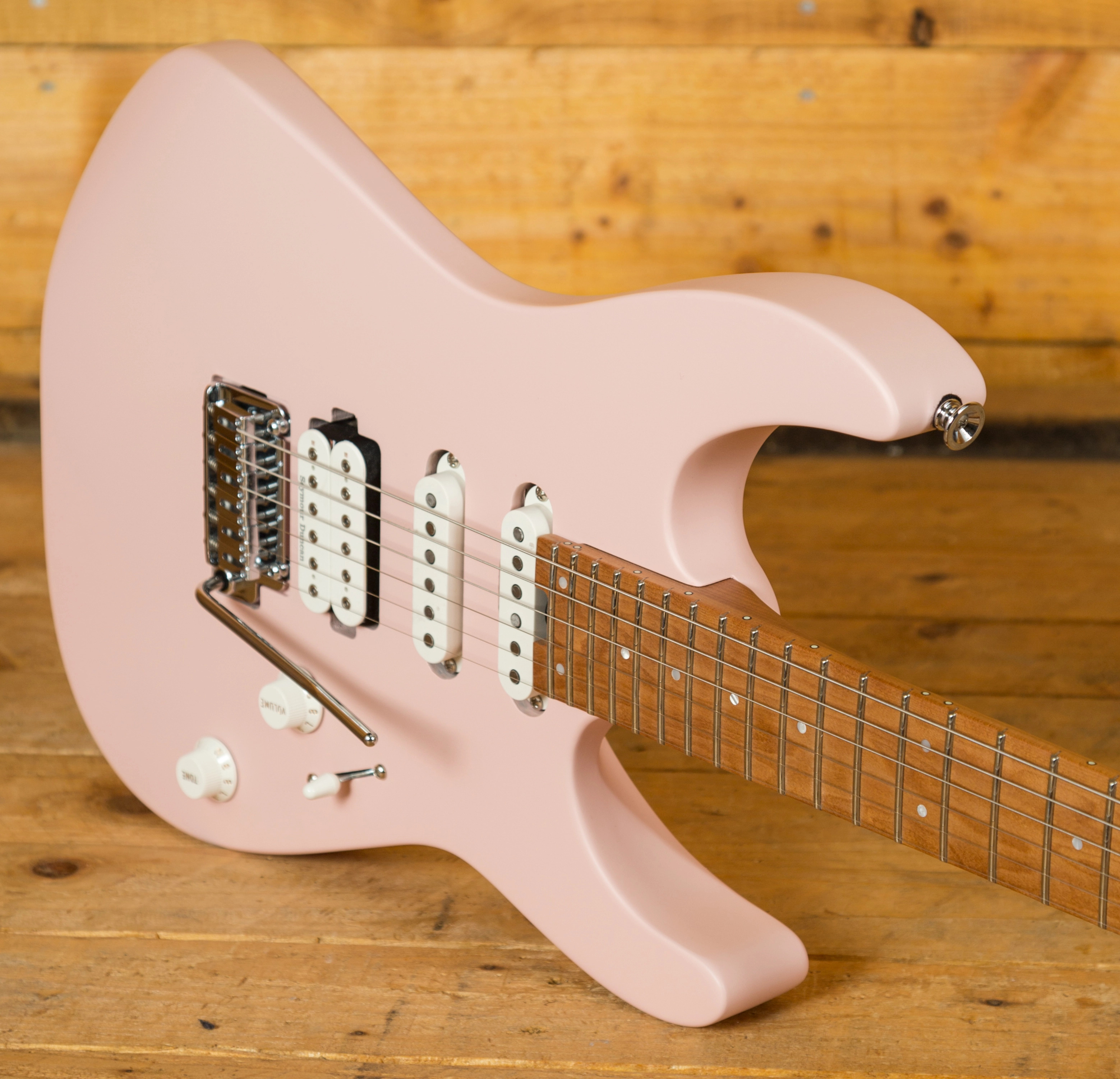 Charvel Pro Mod DK24 Dinky HSS 2PT - Shell Pink - Peach Guitars